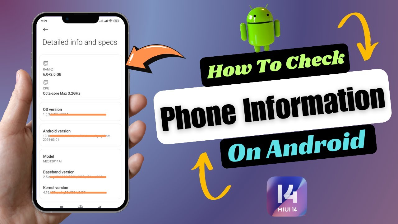 How To Check Phone Information or See Your Phone Configuration - YouTube