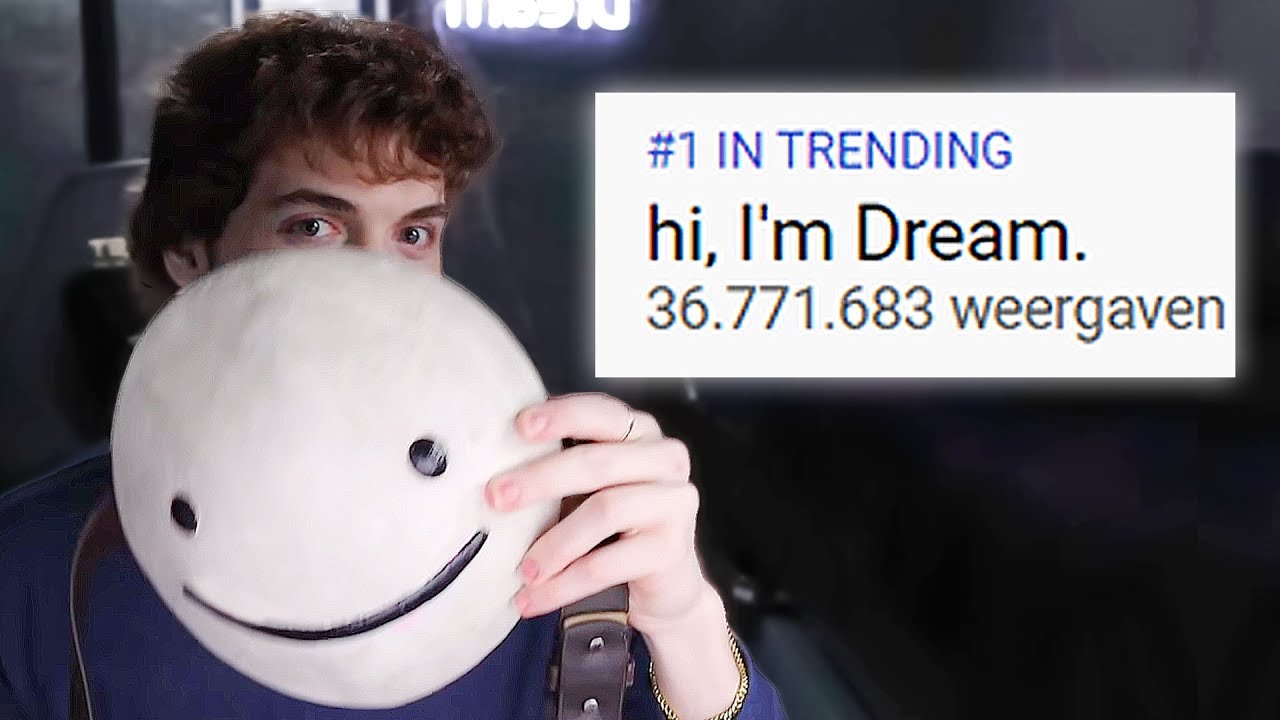 Waarom Dream's Face Reveal Het Internet Brak - YouTube