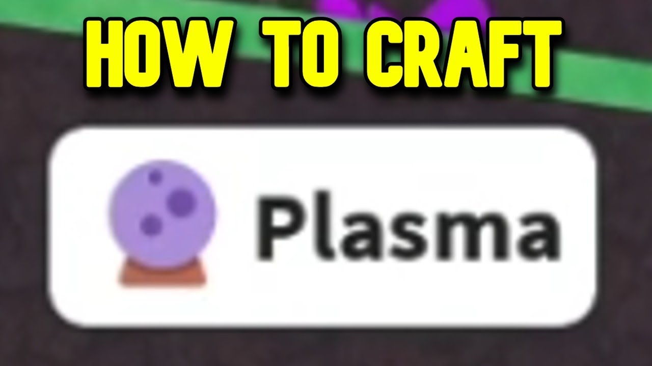 Drag to Combine - How to Make Plasma (Roblox) - YouTube