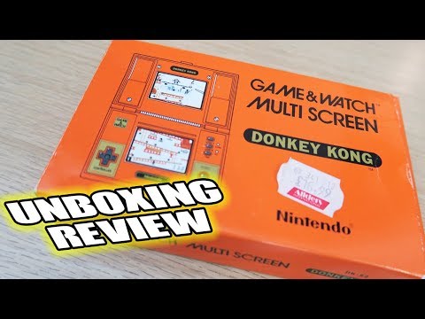 Donkey Kong Game & Watch Full Unboxing And Review Nintendo