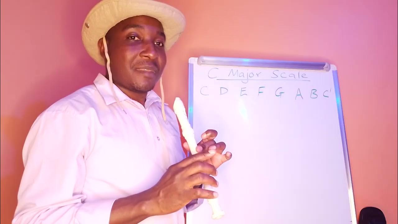 The C Major scale on a Descant Recorder - YouTube