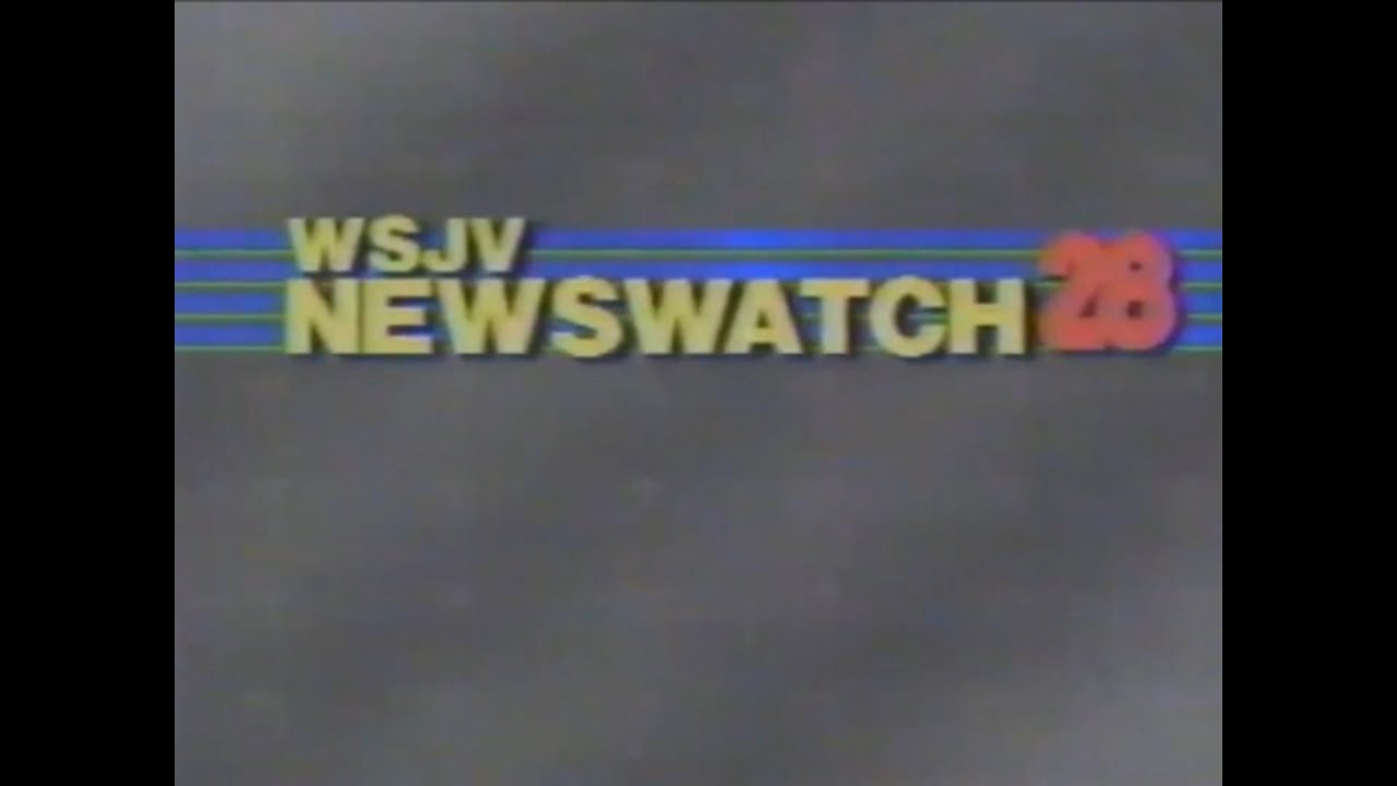 WSJV NewsWatch 28 11pm newscast, 12/16/1987 - YouTube