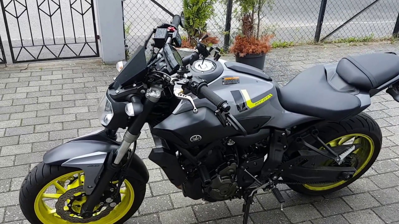 2016 Yamaha MT-07 FZ-07 walk around + mods - YouTube