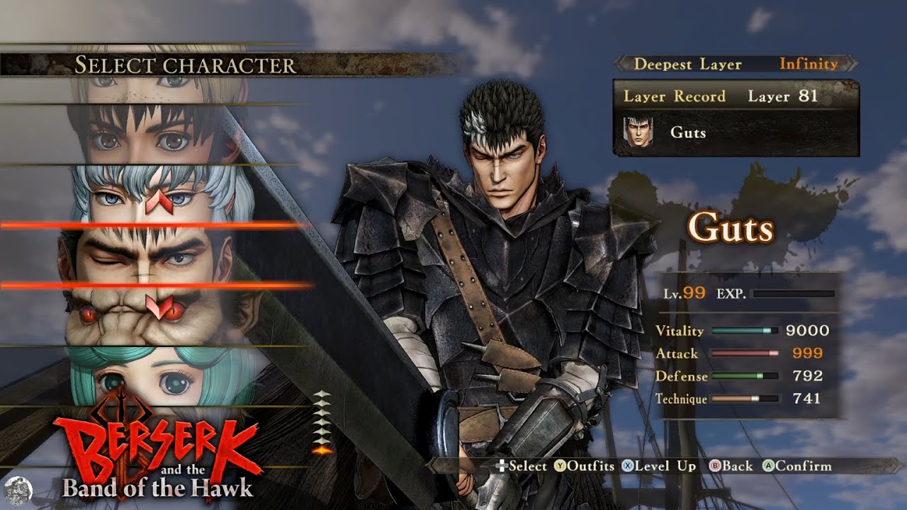 Endless Eclipse Mode - Guts Layers 81 to 100 - Berserk difficulty - Berserk and the band of the ...