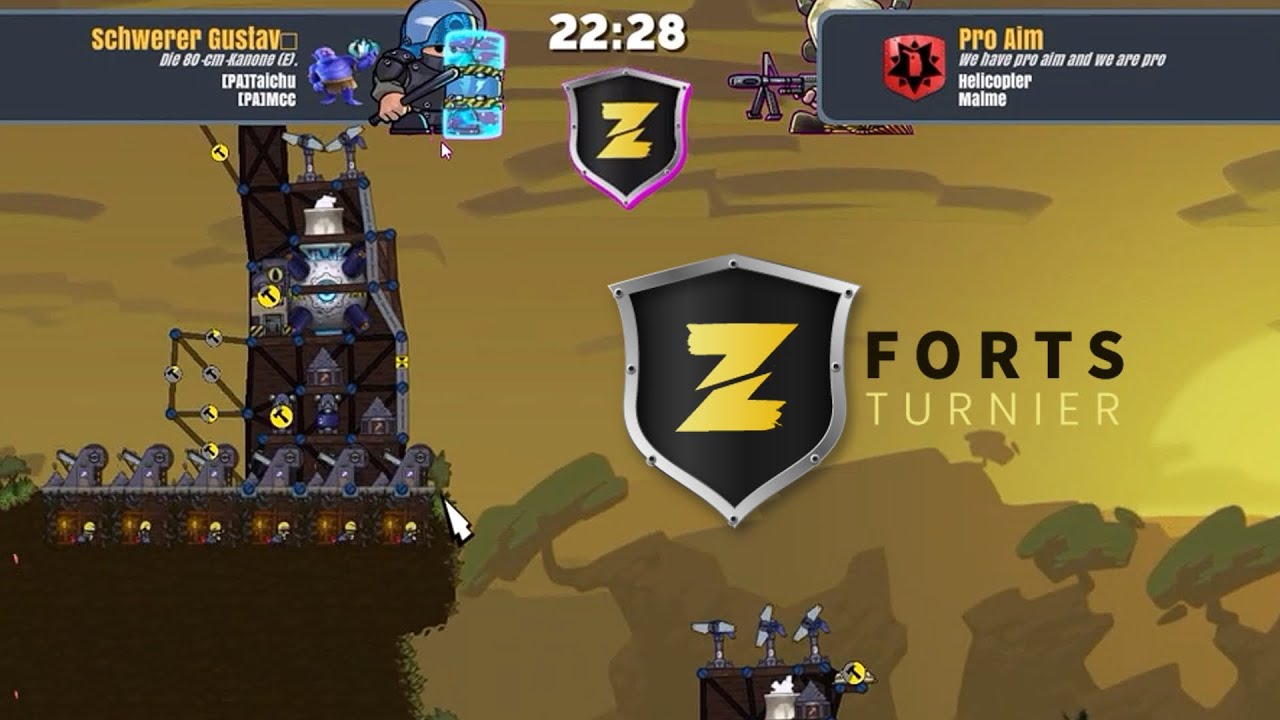 Z Forts Tournament 🏆 Platz 3: Schwerer Gustav vs No Name Match 1 | # ...