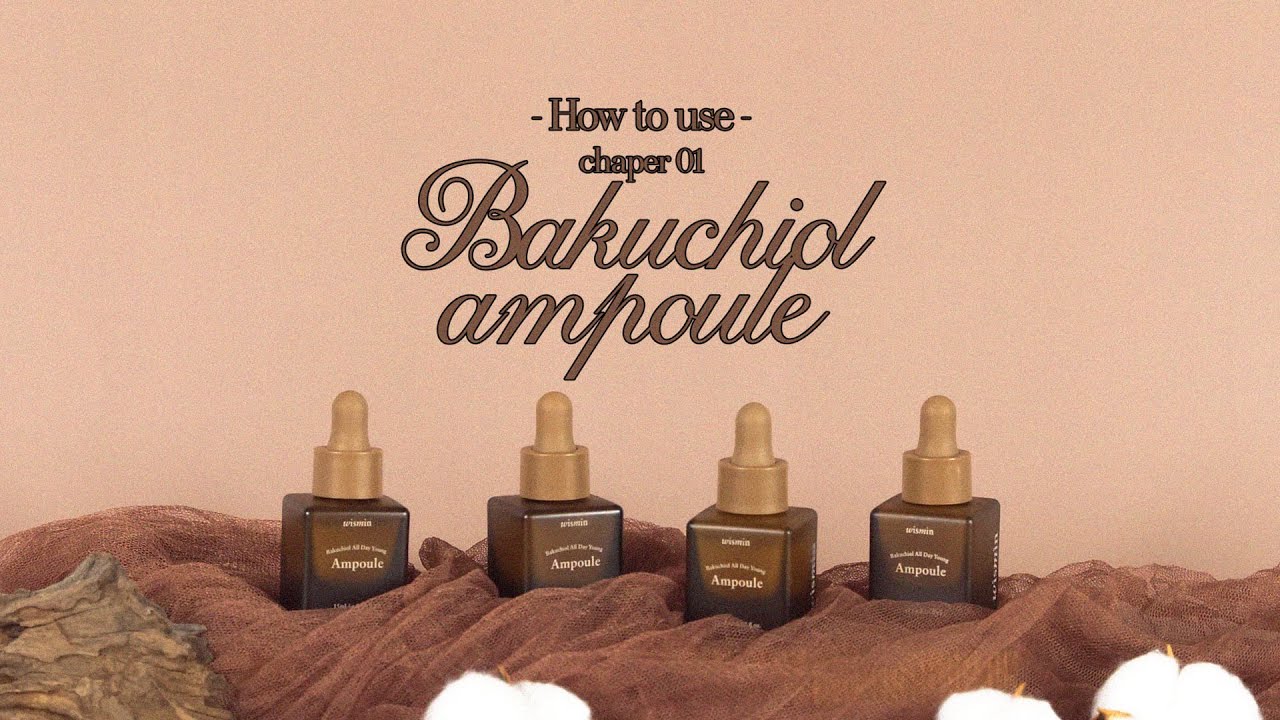 [wismin] How to wismin #Bakuchiol All Day Young Ampoule - YouTube