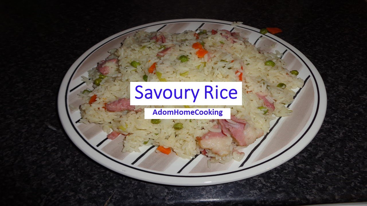 How To Prepare Savoury Rice - YouTube