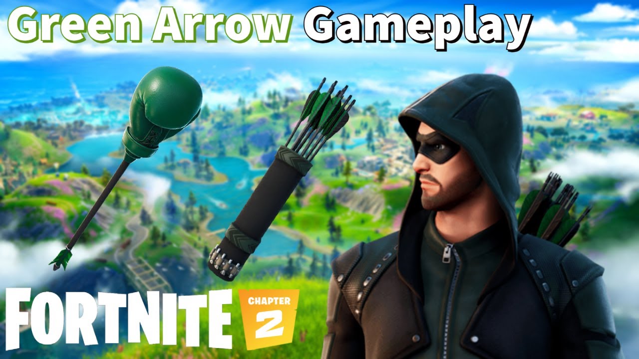 Green Arrow Gameplay | Fortnite - No Commentary - YouTube
