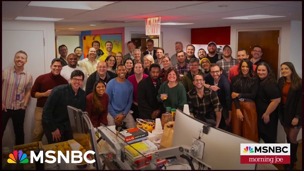Morning Joe celebrates the team that makes it happen - YouTube