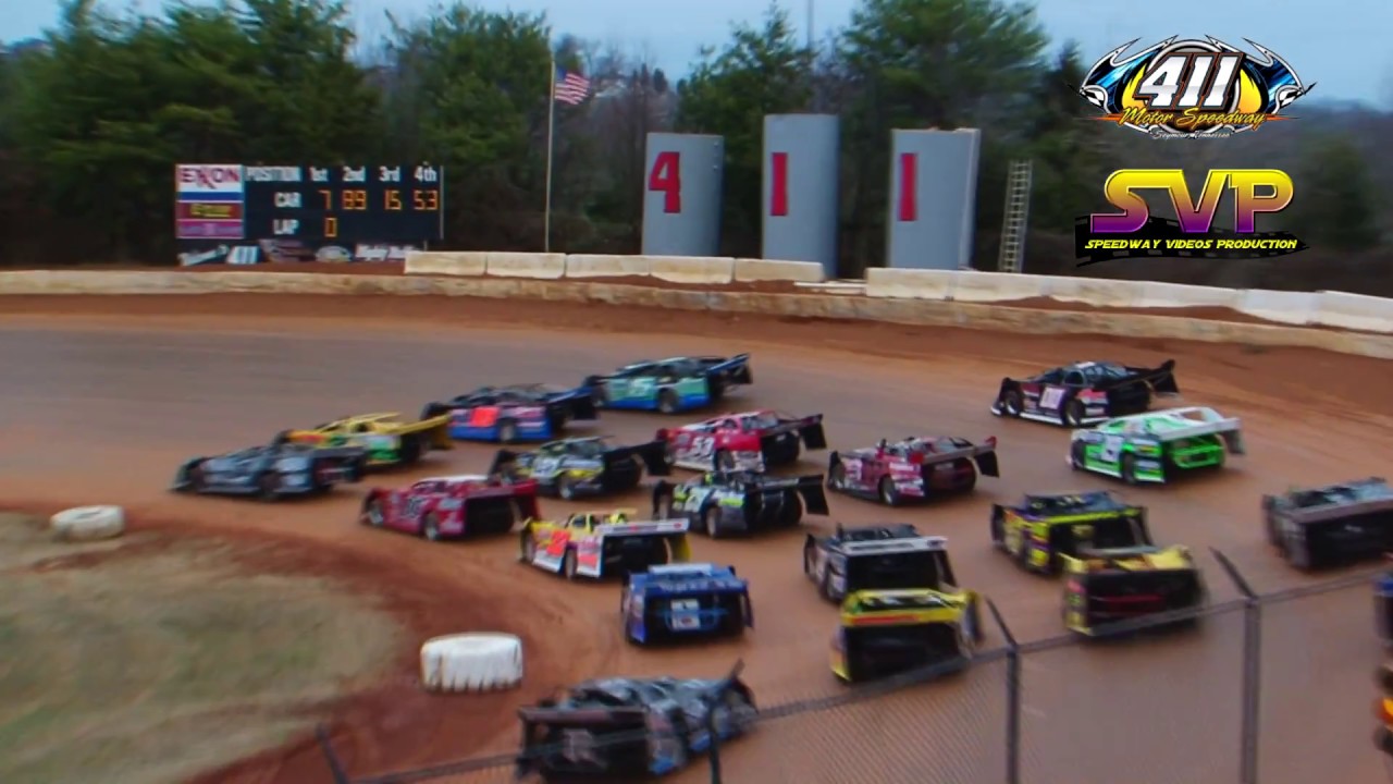 411 Motor Speedway / 4 Wide Salute / Hangover 12/31/16 - YouTube