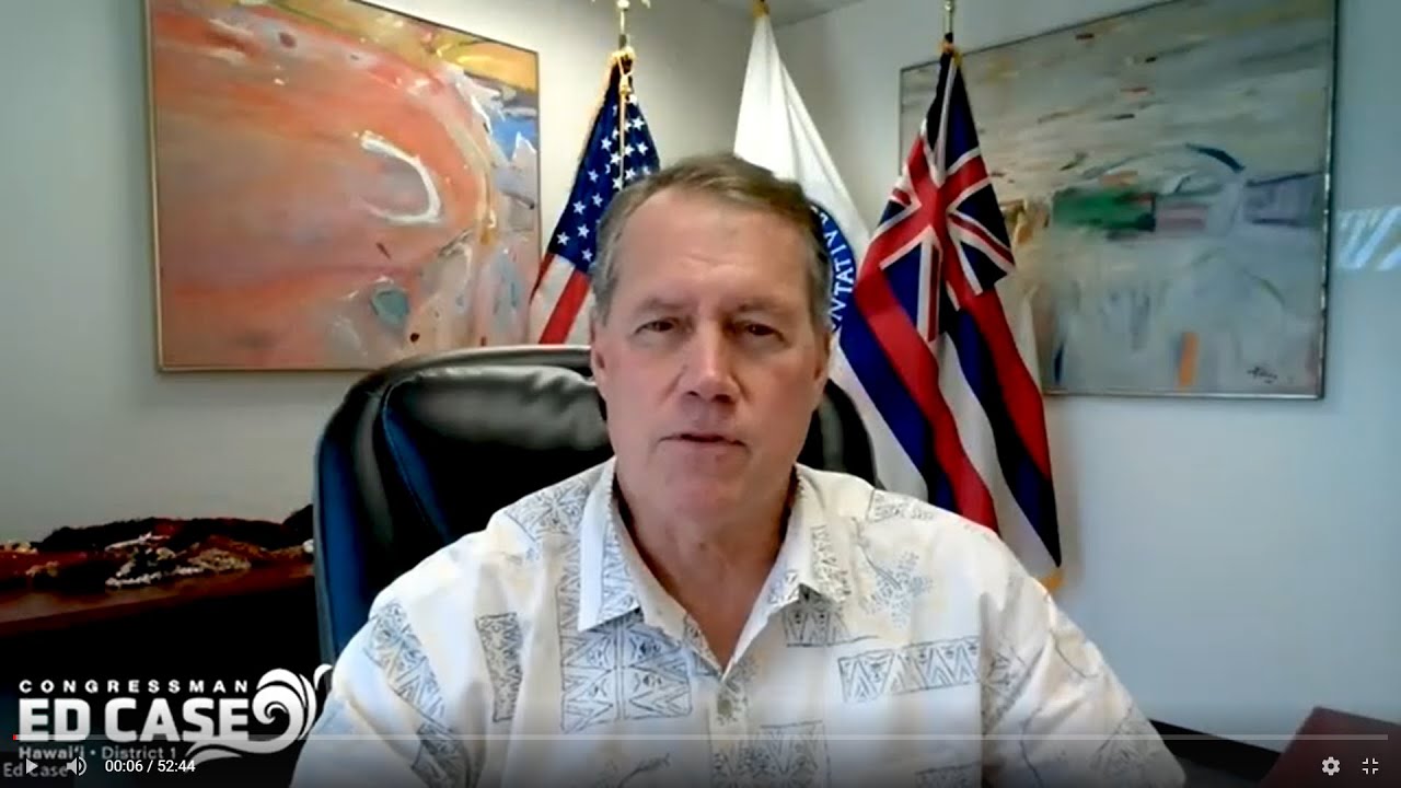 Congressman Ed Case Hosts 2022 Tax Roundtable - YouTube