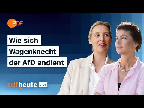 Pakt zwischen BSW und AfD im Osten? ZDF-Hauptstadtkorrespondentin Maurer ordnet ein | ZDFheute live