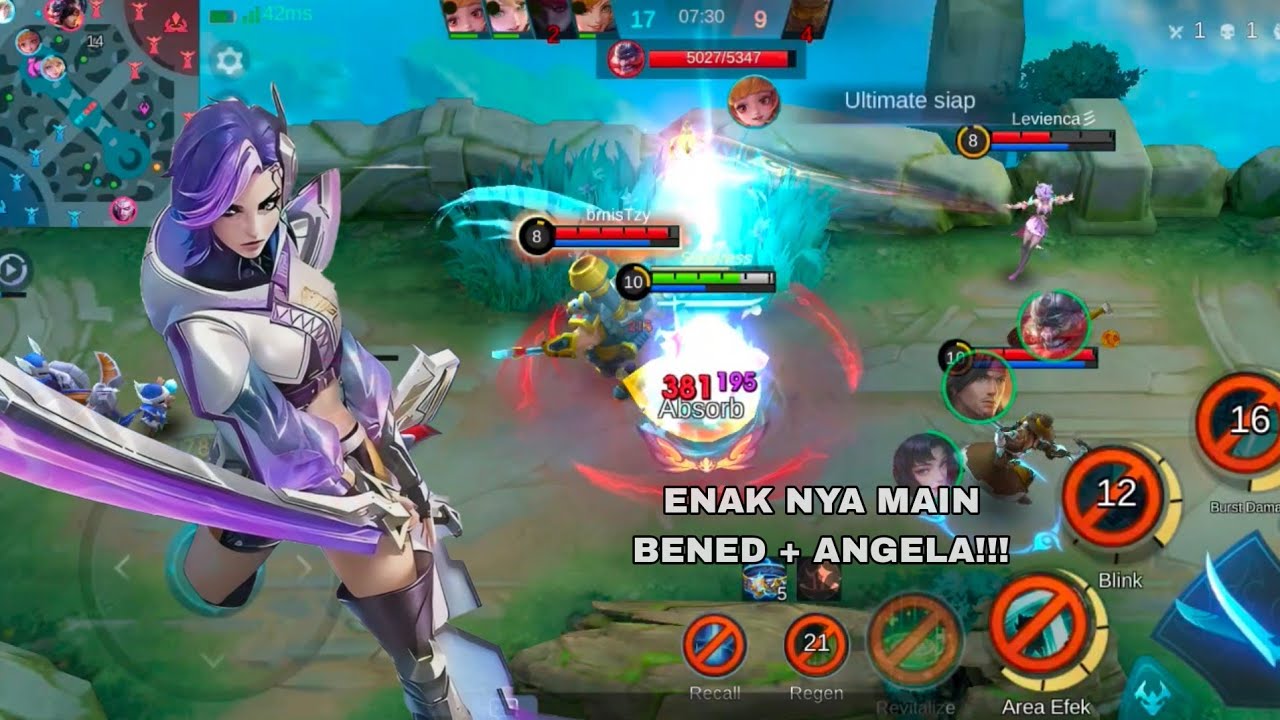 Enaknya Main Bened Dimasukin Angela!!! Gameplay Bened Solo Rank!!! - Mobile Legends - YouTube
