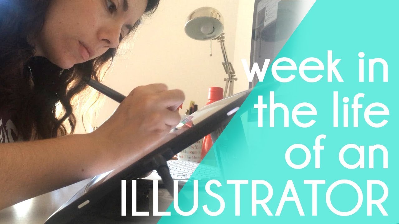 Week in the life of an Illustrator: book illustrating and ART HAUL ...