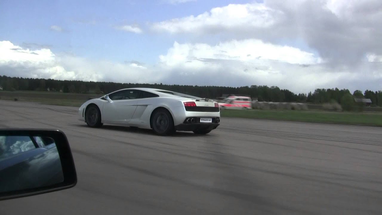 Lamborghini Murcielago LP640 vs LP560-4 Gallardo Baloon White - YouTube
