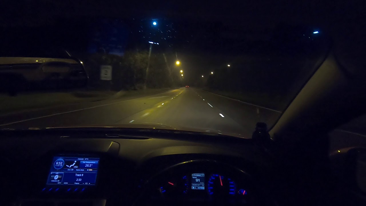 On the way to check the surf in the trusty, dusty, not yet rusty ...