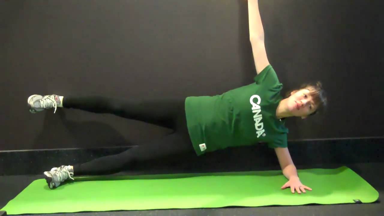 Side Plank Plus Leg Raise - YouTube