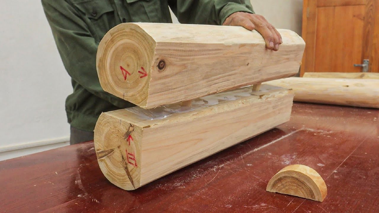 Amazing Creative Woodworking Ideas With Natural Solid Wood // Coffee ...