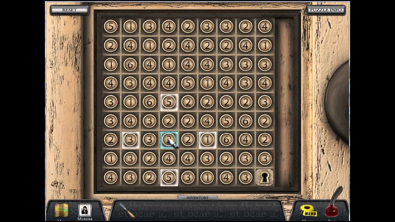 Castle Chapter 4 Peterman's house number key door lock mini game puzzle ...