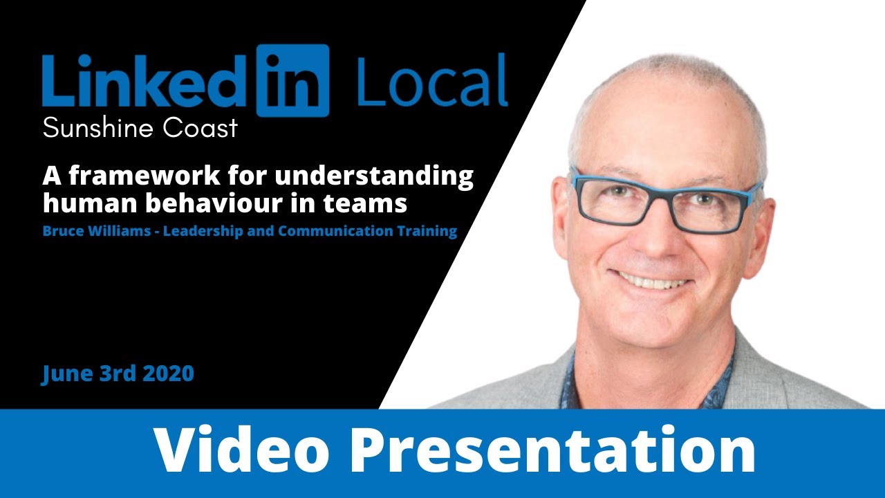 A framework for understanding human behaviour in teams - YouTube