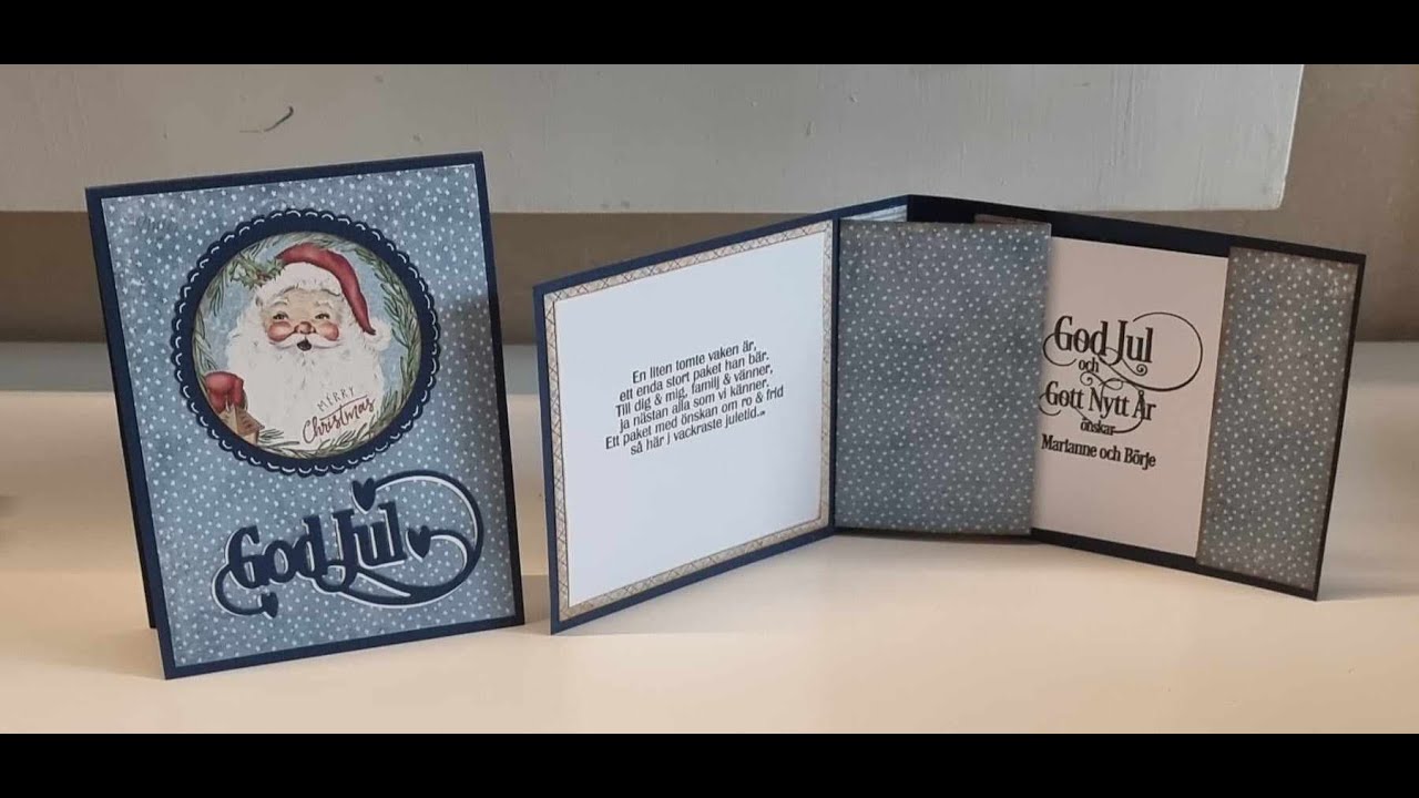 inside slider message fun fold card - YouTube