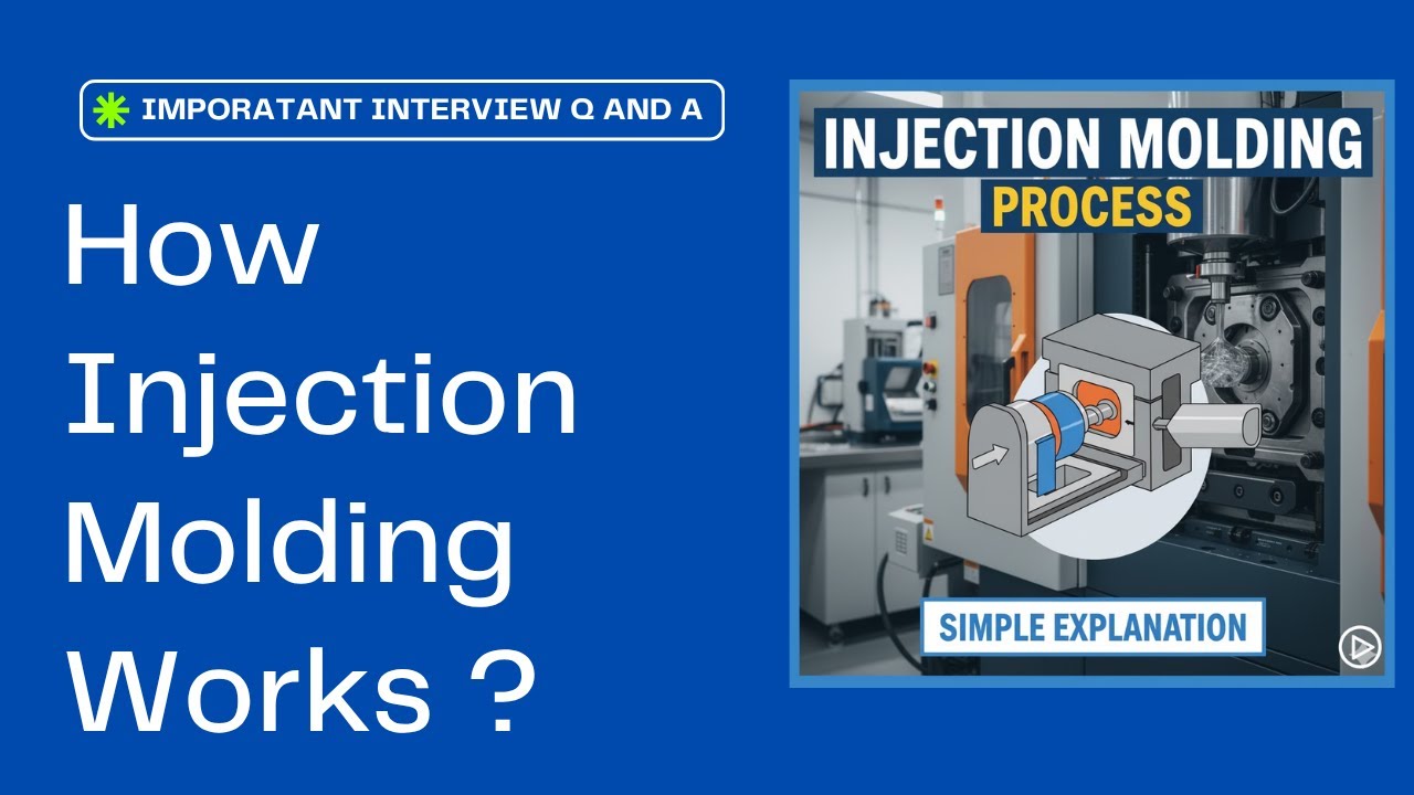 Injection Molding Process Simple Explanation - YouTube