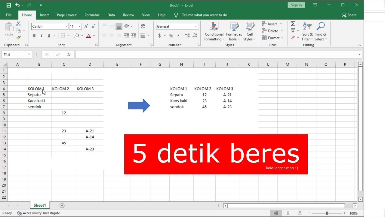 Excel Hapus Cell Kosong Sekaligus Dirapikan Excel Delete Blank Excel Hapus Cell Kosong Sekaligus Dirapikan Excel Delete Blank