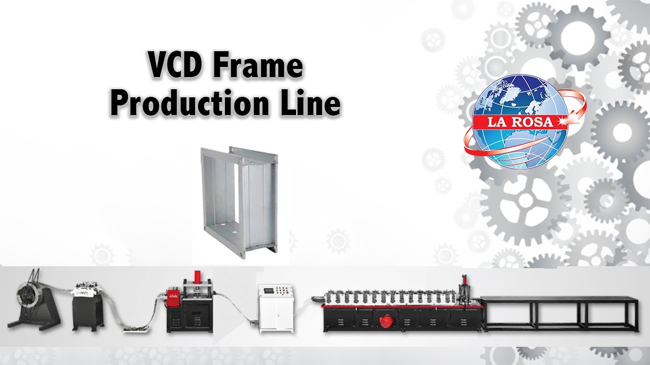 VOLUME CONTROL DAMPER - VCD FRAME PRODUCTION LINE - YouTube