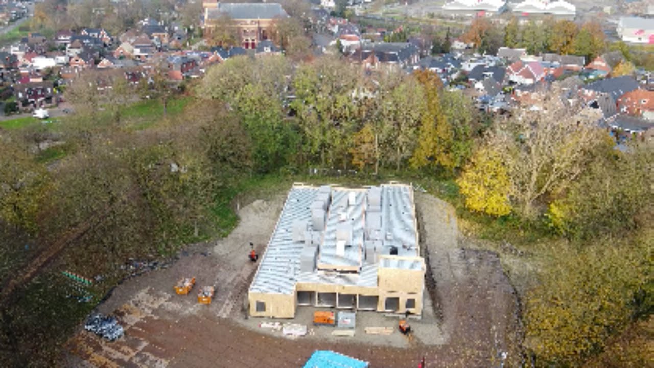 Dronebeelden nieuwbouw Farmsumerborg Farmsum november 2019 - YouTube