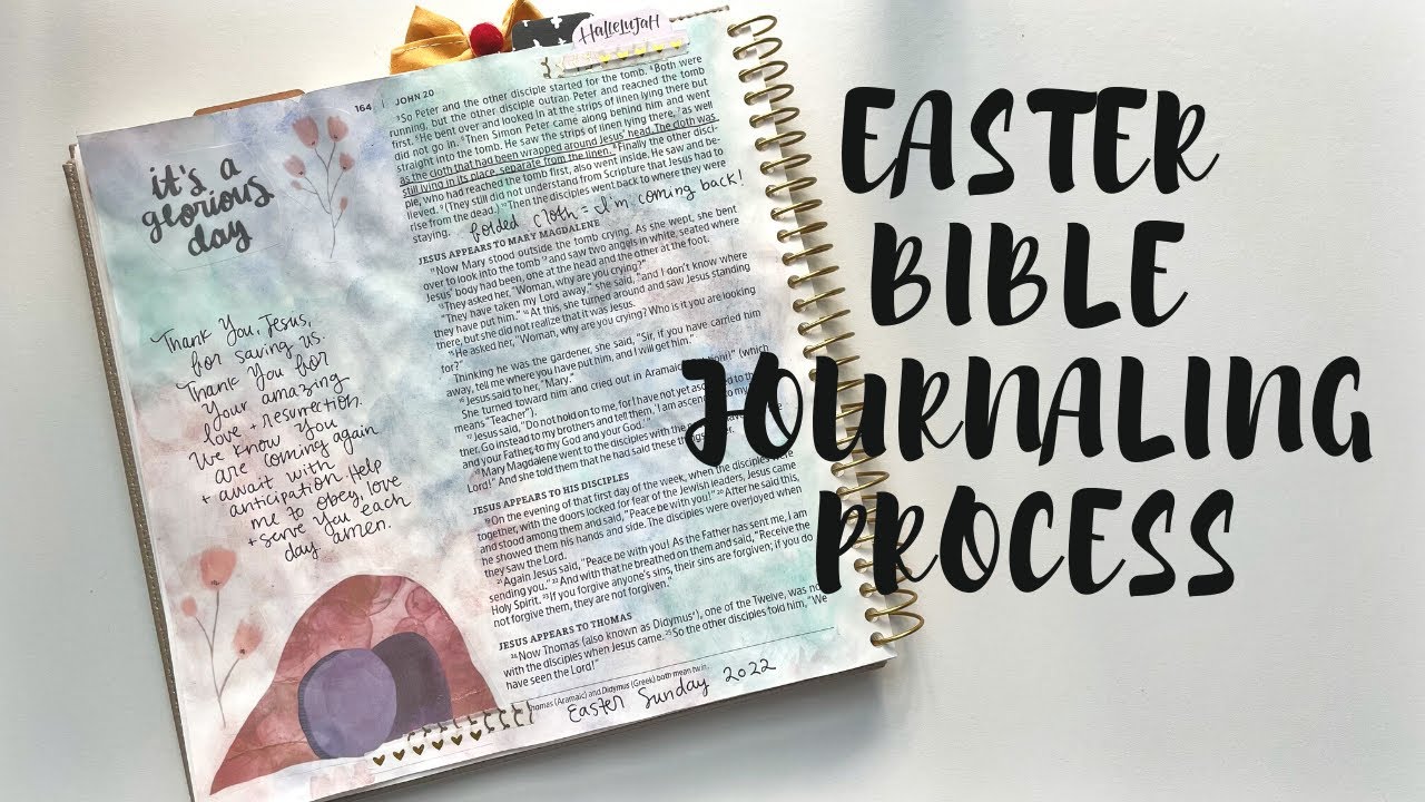 Easter Bible journaling | Creative Faith & Co. - YouTube