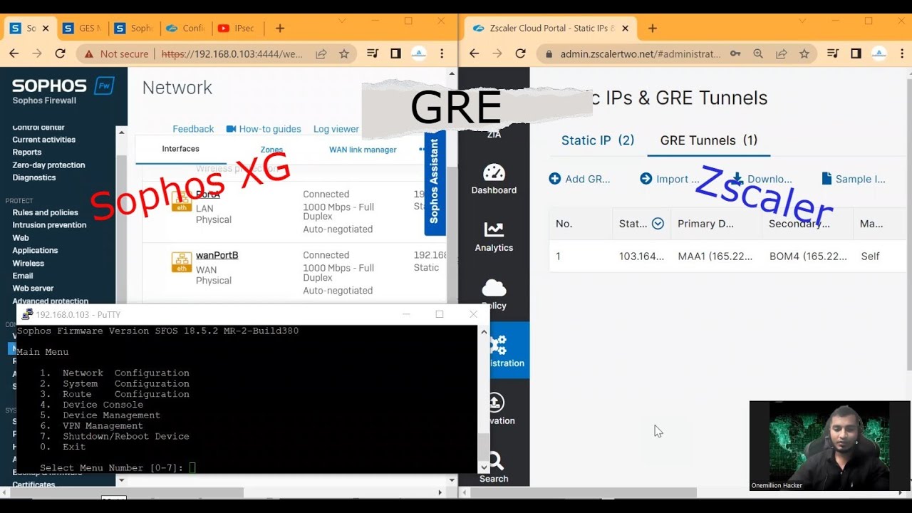 How GRE Tunnels Work and configuration between Zscaler and Sophos XG ...