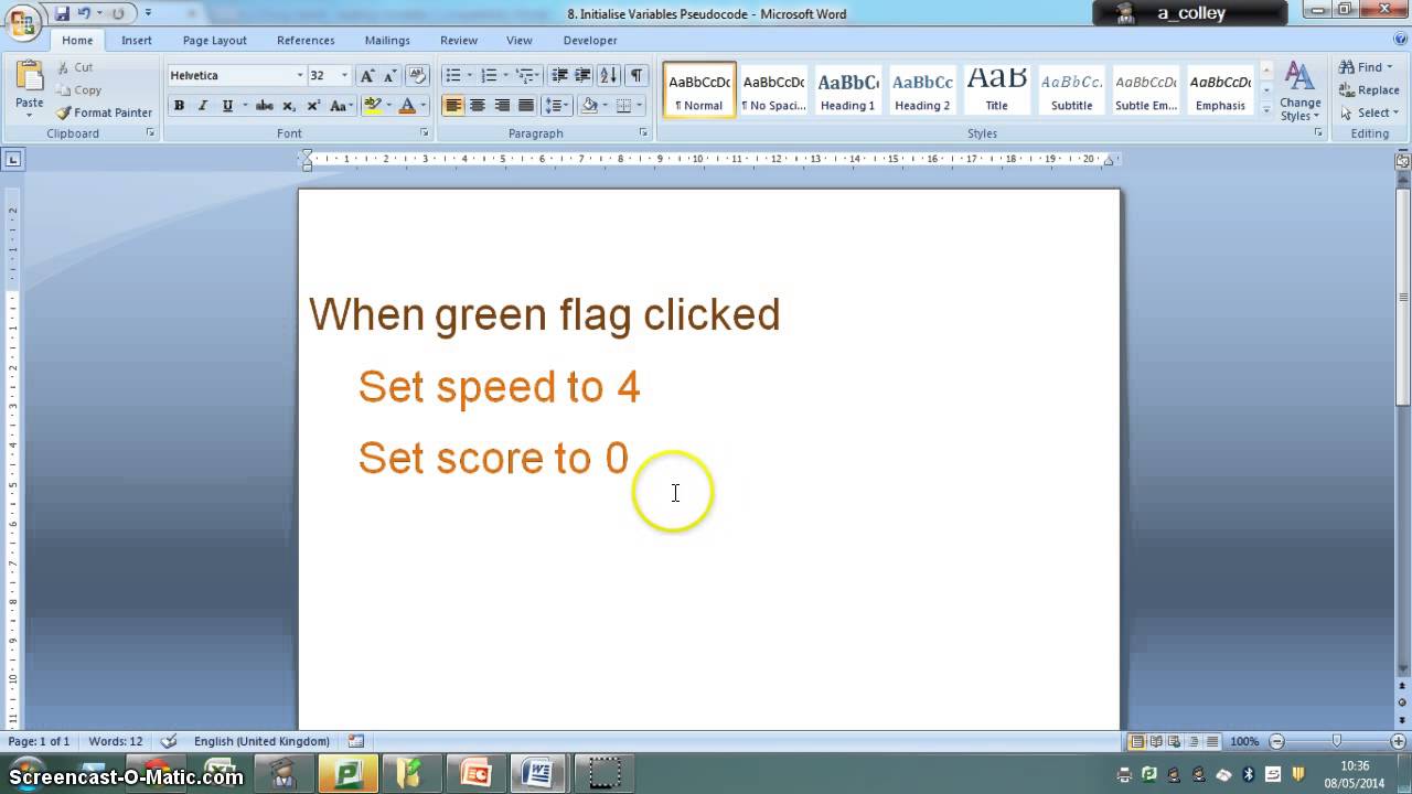 8 Initialise Variables - YouTube