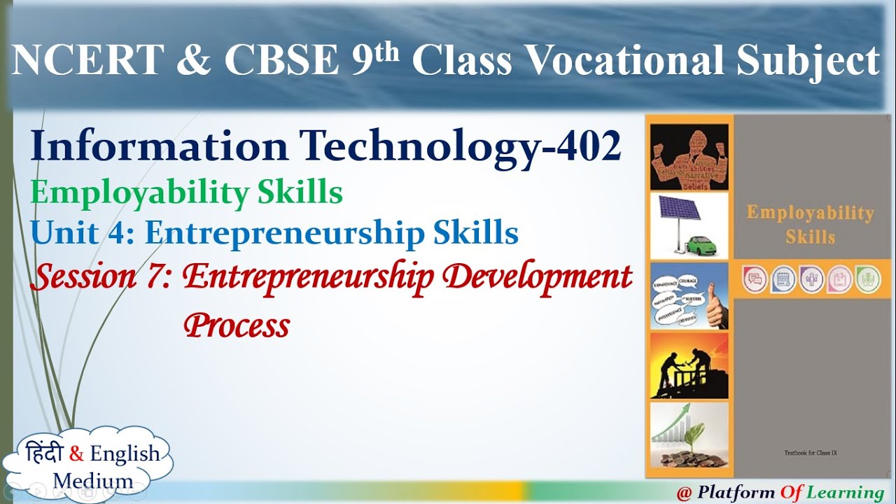 Entrepreneurship Development Process Session 7 of Unit 4 Employability ...