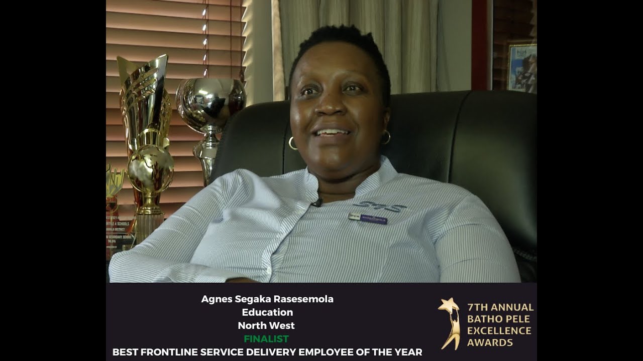 Batho Pele Excellence Awards Finalist: Agnes Segaka Rasesemola - YouTube