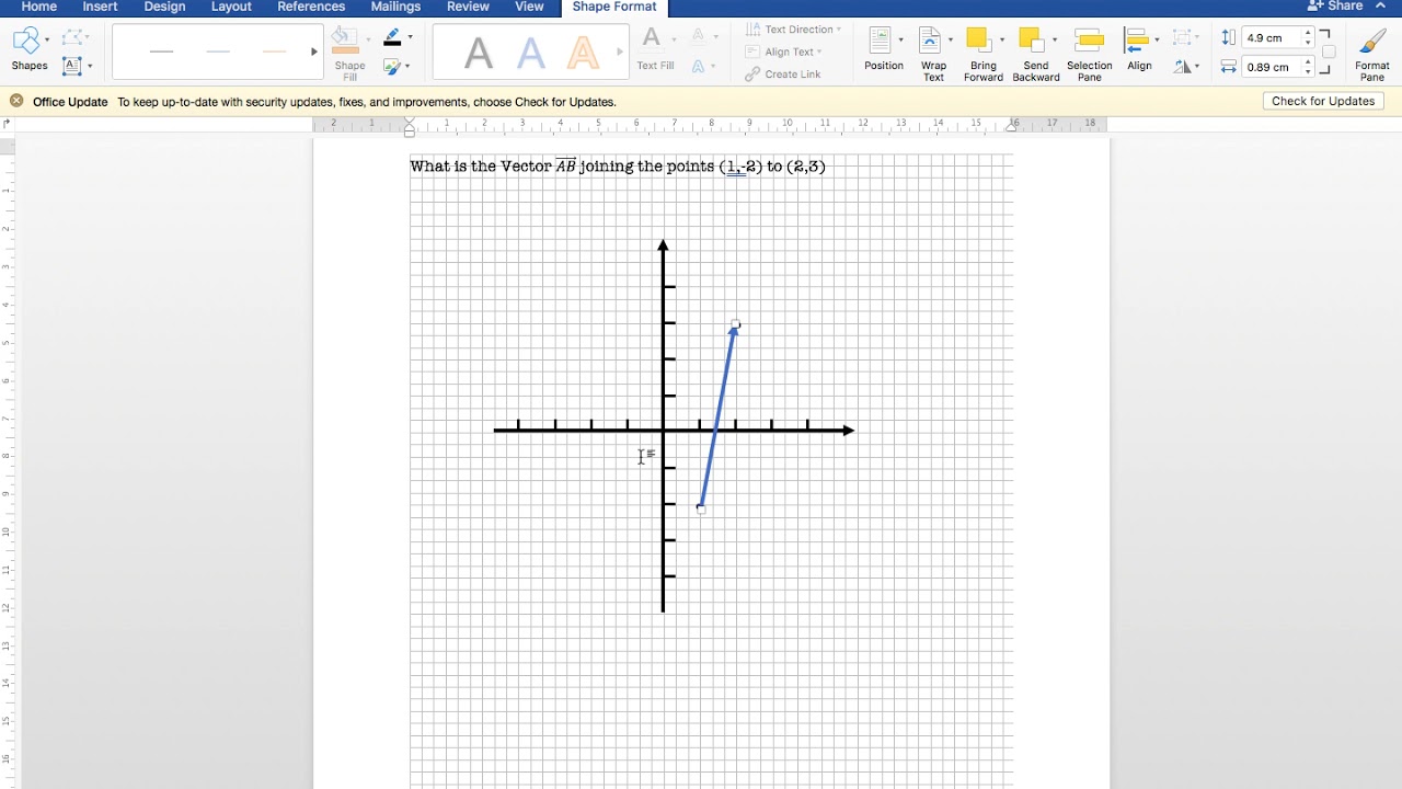 Vector AB = b-a - YouTube