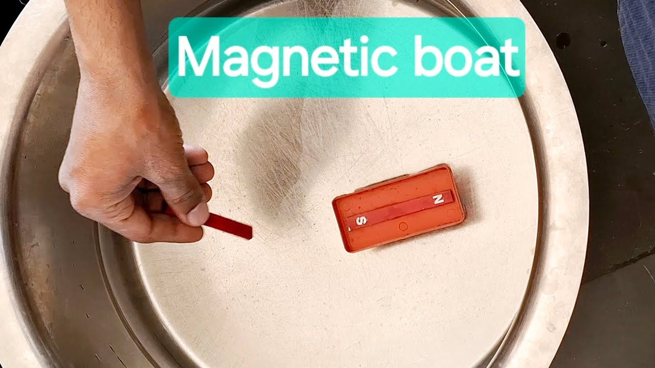 Magnetic boat and 🧭Compas - YouTube