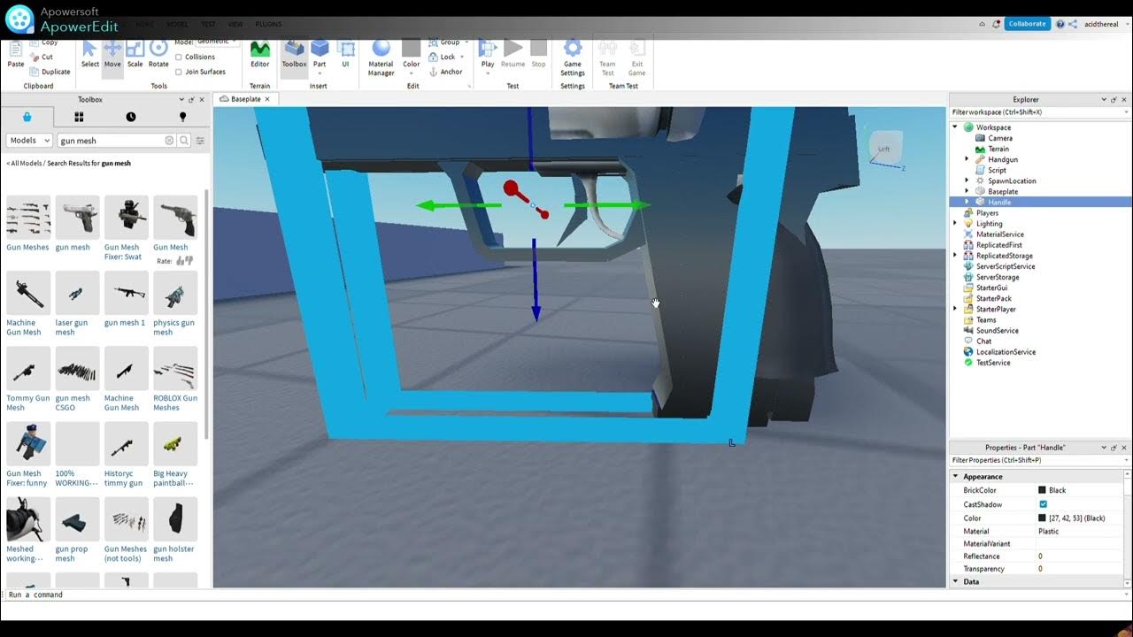 How to make a custom gun | Roblox Studio - YouTube