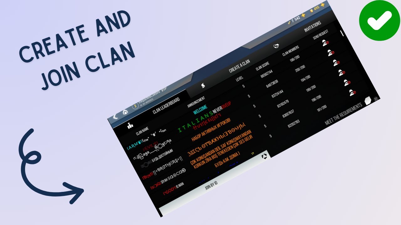 How to Create and join clan in Modern Strike Online - YouTube