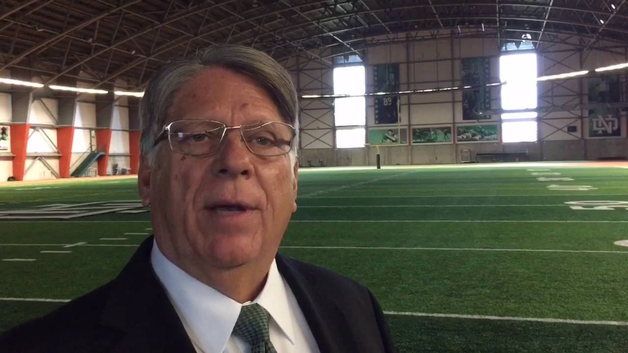 Brian Faison discussed UND's new logo - YouTube