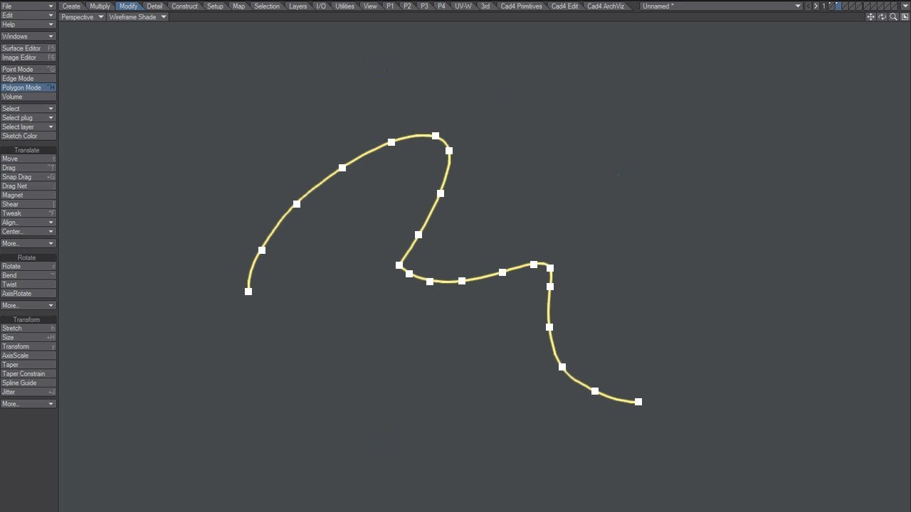 LightWave plugin - ef Toggle Lines Curves - YouTube