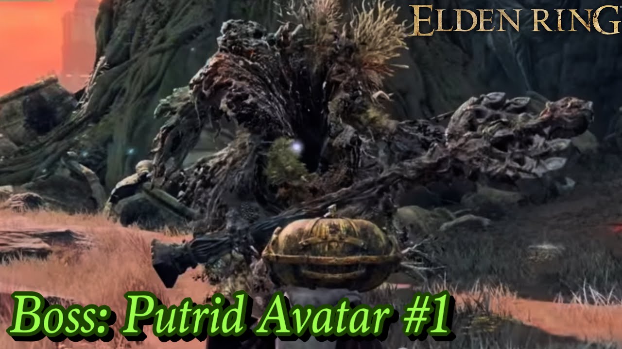 ELDEN RING - Putrid Avatar Optional Boss Fight #1 - YouTube