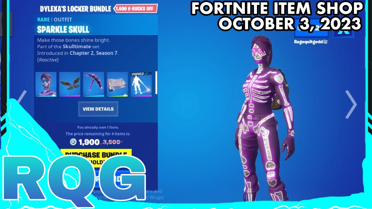 “NEW” DYLEXA’S LOCKER BUNDLE IS HERE! FORTNITE ITEM SHOP (October 3 ...