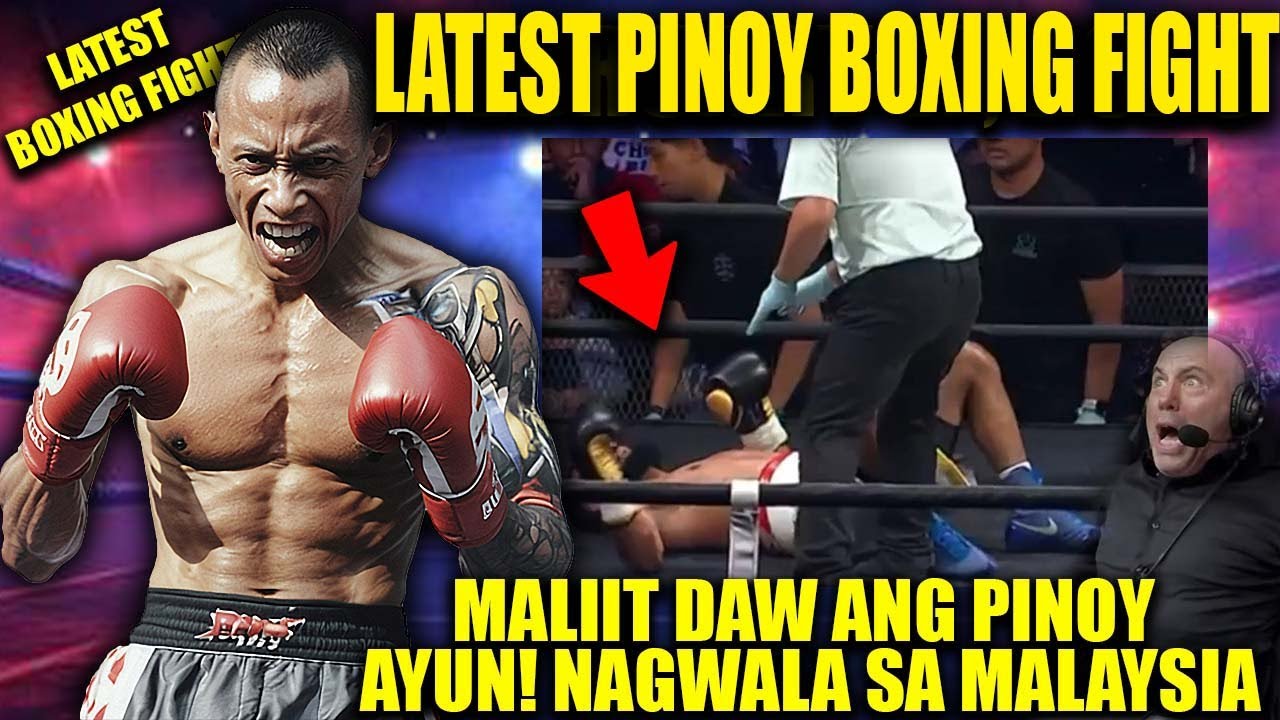 🥊MALAKI AT BATO-BATO 4X PINABAGSAK NG PINOY | REFEREE GUSTO BALIKTARIN ...