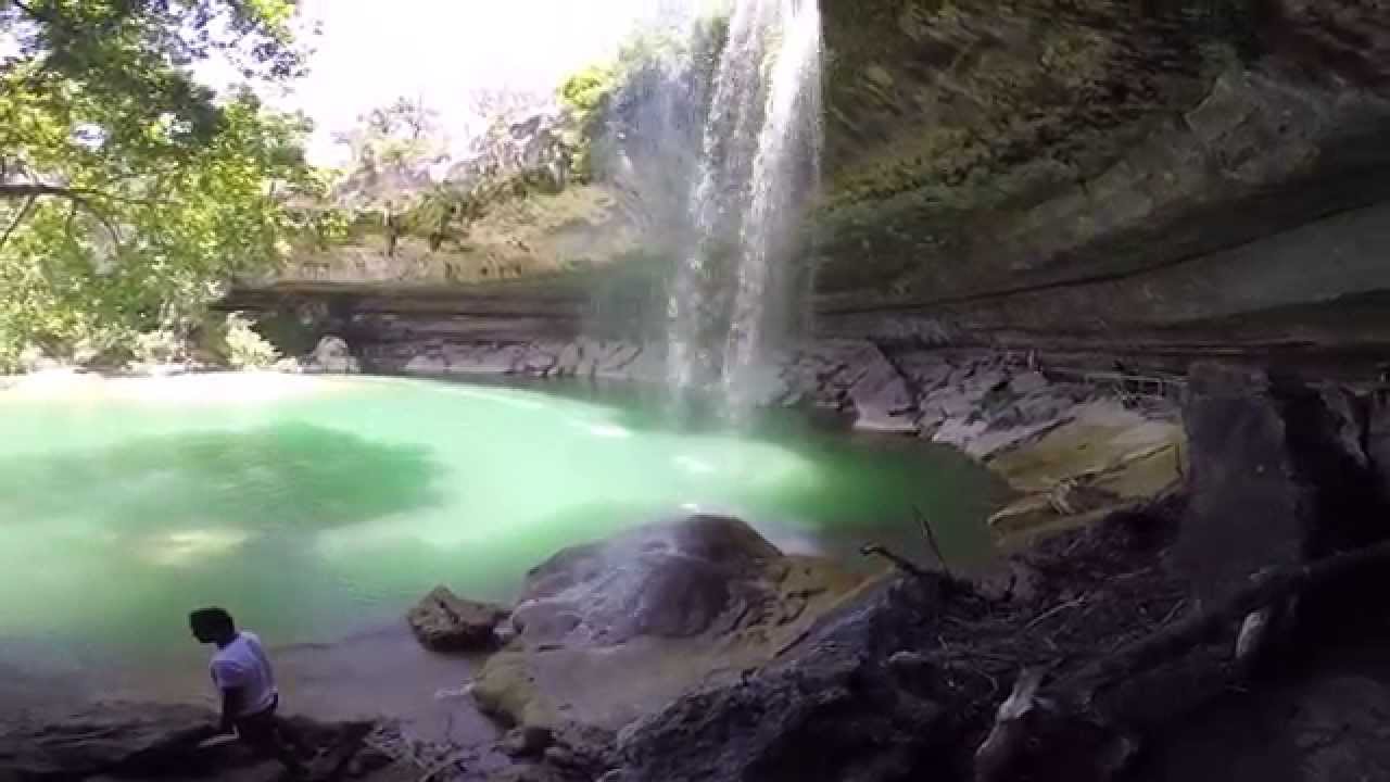 Hamilton Pool Preserve waterfall - YouTube