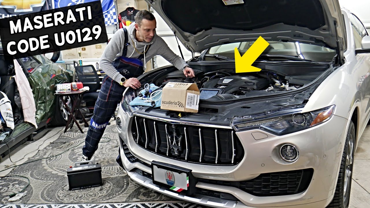 MASERATI CODE U0129 Lost Communication With Brake Control Module - YouTube