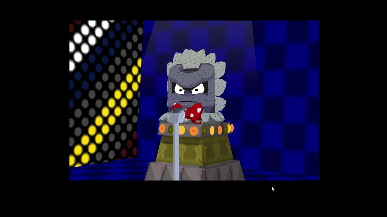 paper mario part 2 (THWOMP BOSS) - YouTube