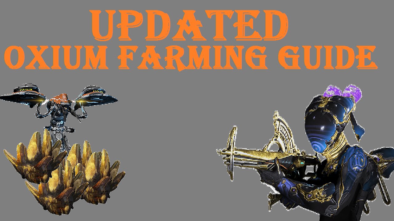 Warframe - How To Farm For Oxium (Outdated) - YouTube