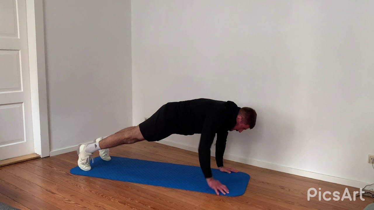 Shoulder touches - push-up position - YouTube