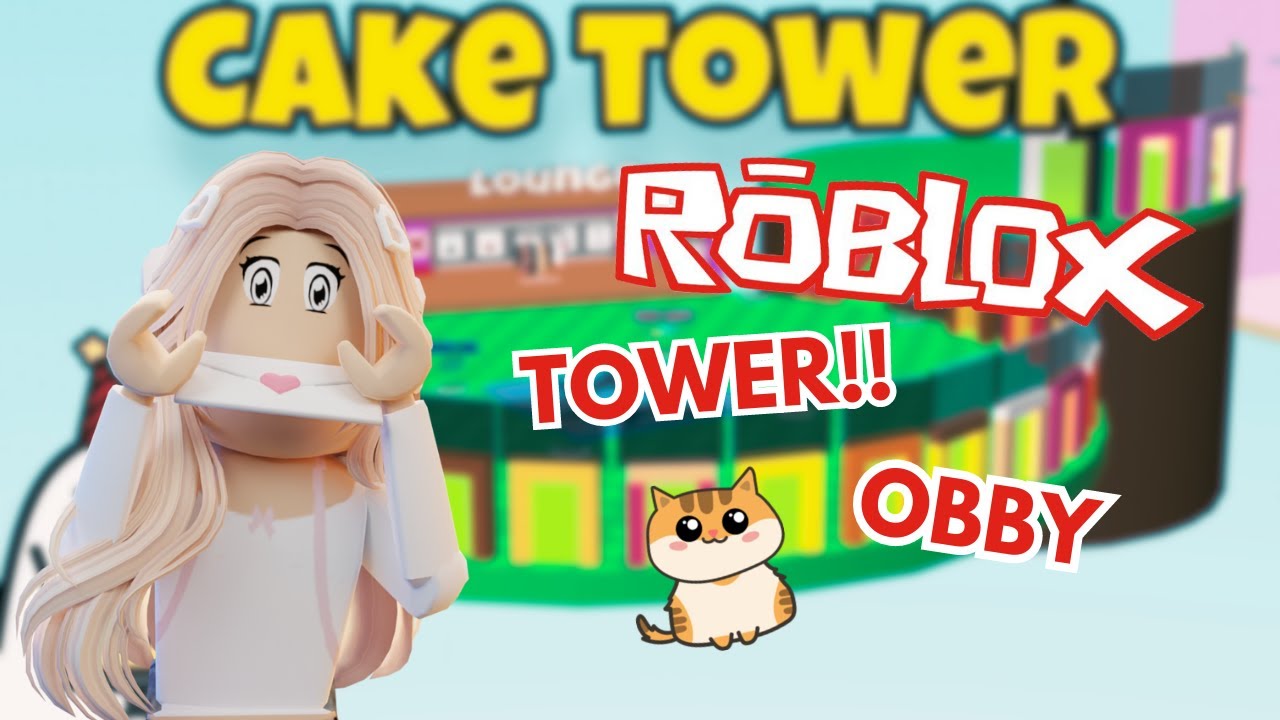 Trying to get all badges in CAKE TOWER! (OBBY) Roblox Cake Tower Easy Obby - YouTube