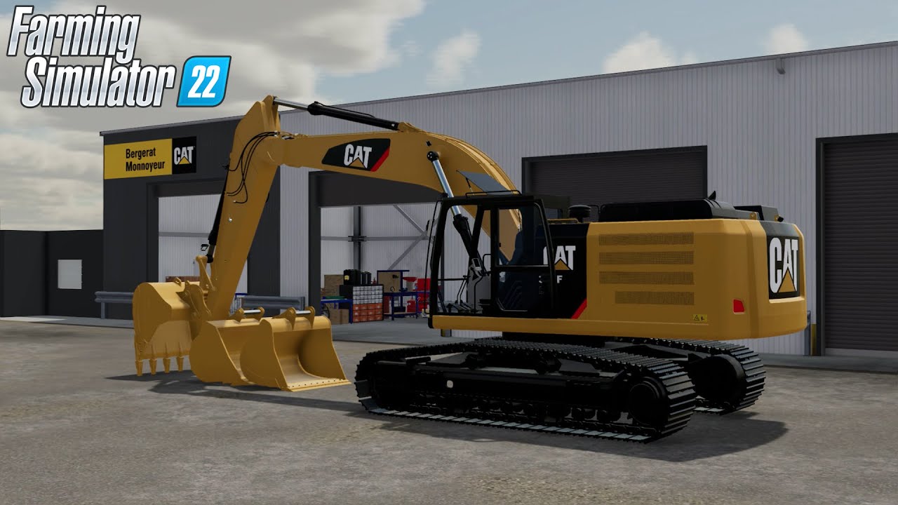Caterpillar 336FL - Trailer/ présentation (Farming Simulator 22) - YouTube